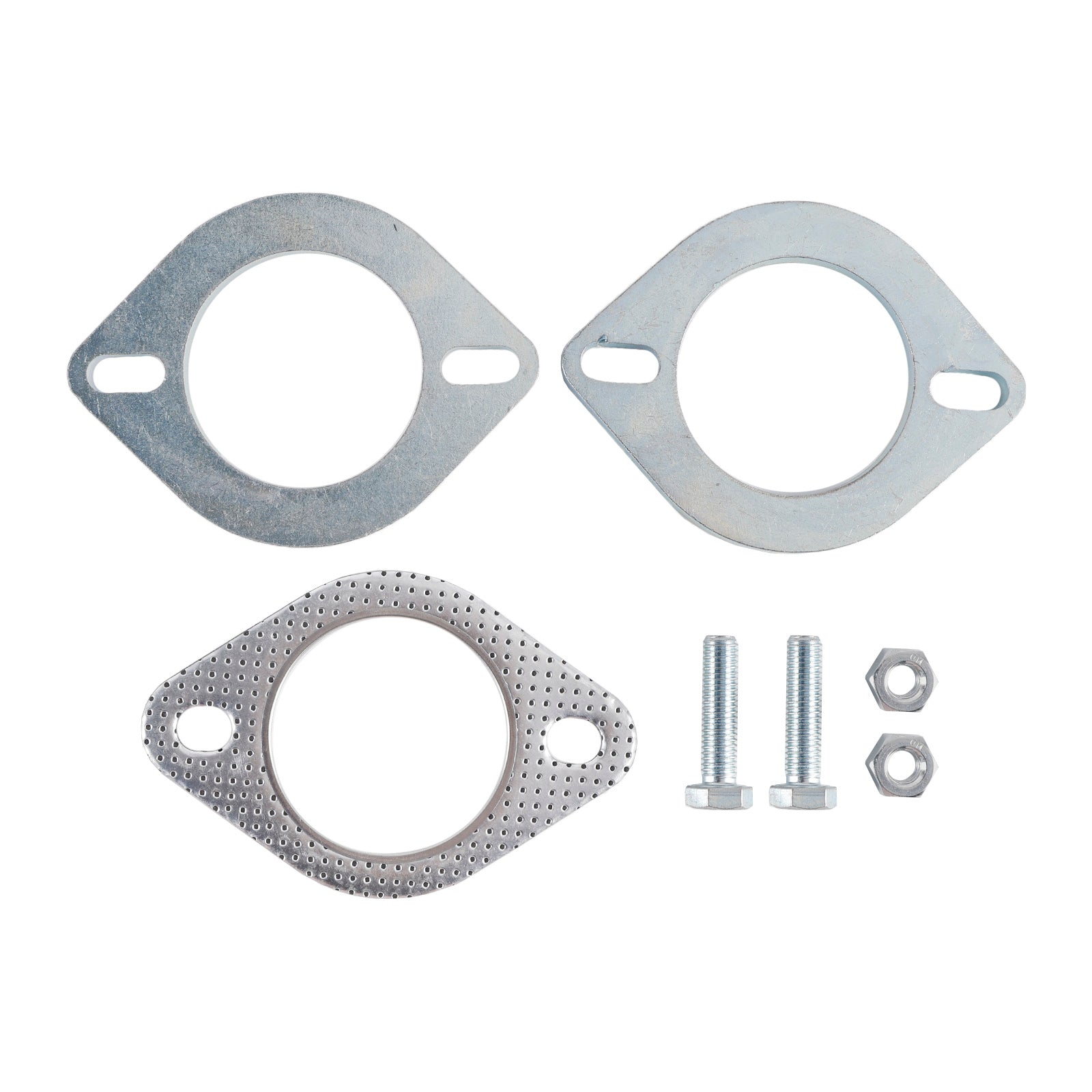 2 brides en acier 2,5"" pouces 64 mm pour joint de réparation d'éc