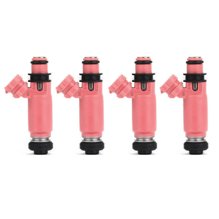 4 Pcs New Pink 565Cc Fuel Injectors For Subaru Sti Wrx Forester 16611-Aa370