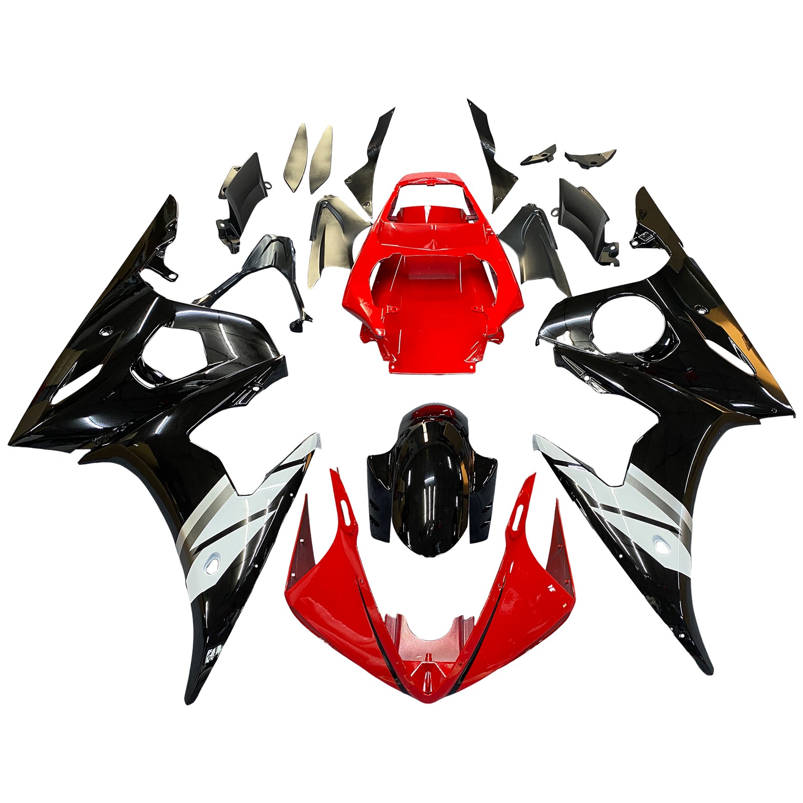 Kit de carénage par , carrosserie en plastique ABS Pour Yamaha YZF R6