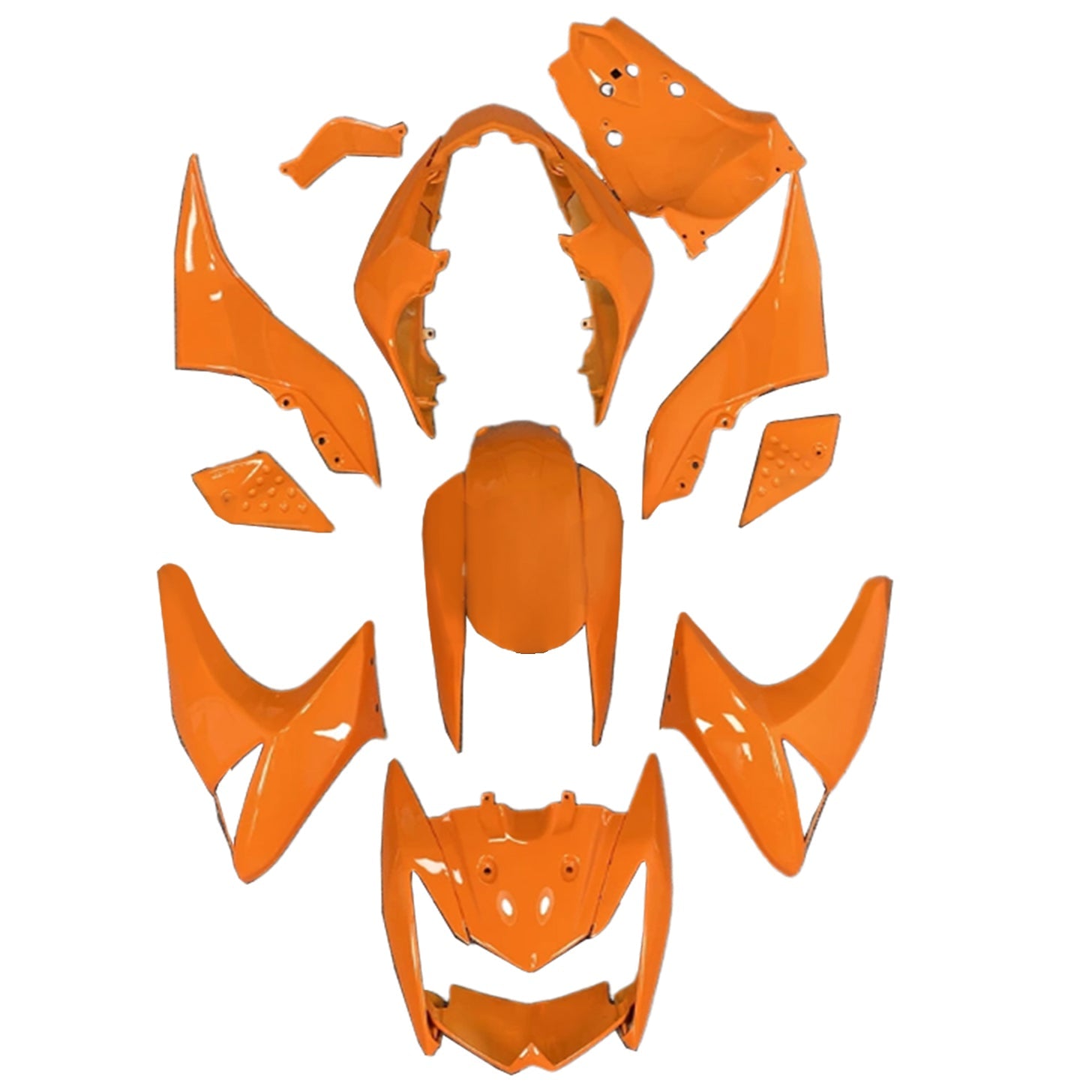 Kit de carénage d'injection Kawasaki Z1000 2007-2009, carrosserie en p