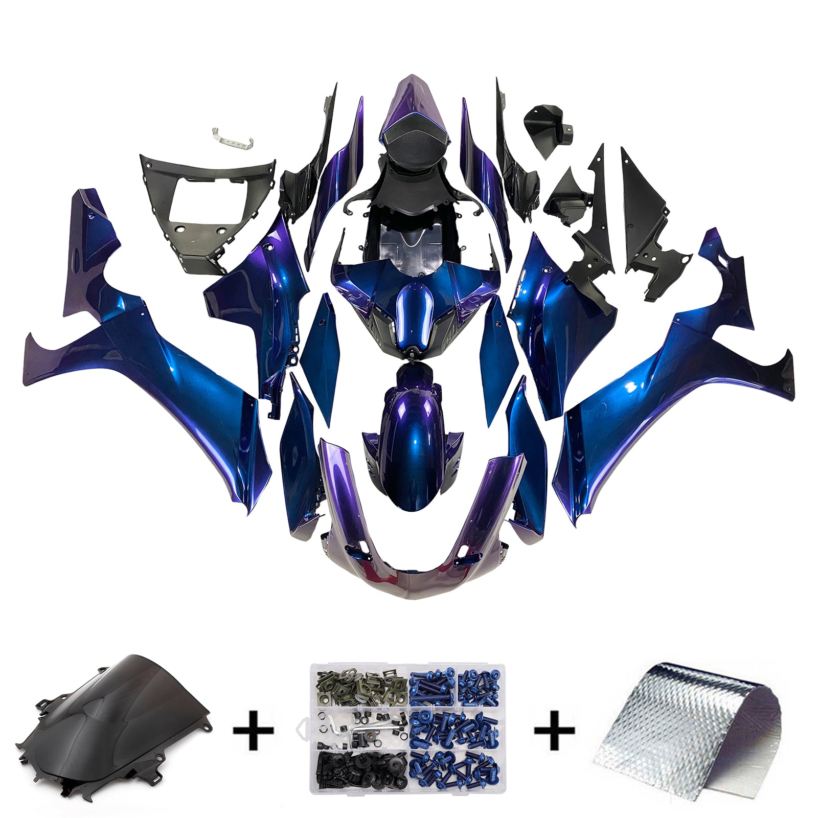 Kit de carénage injecté en plastique ABS compatible avec Yamaha YZF-R1