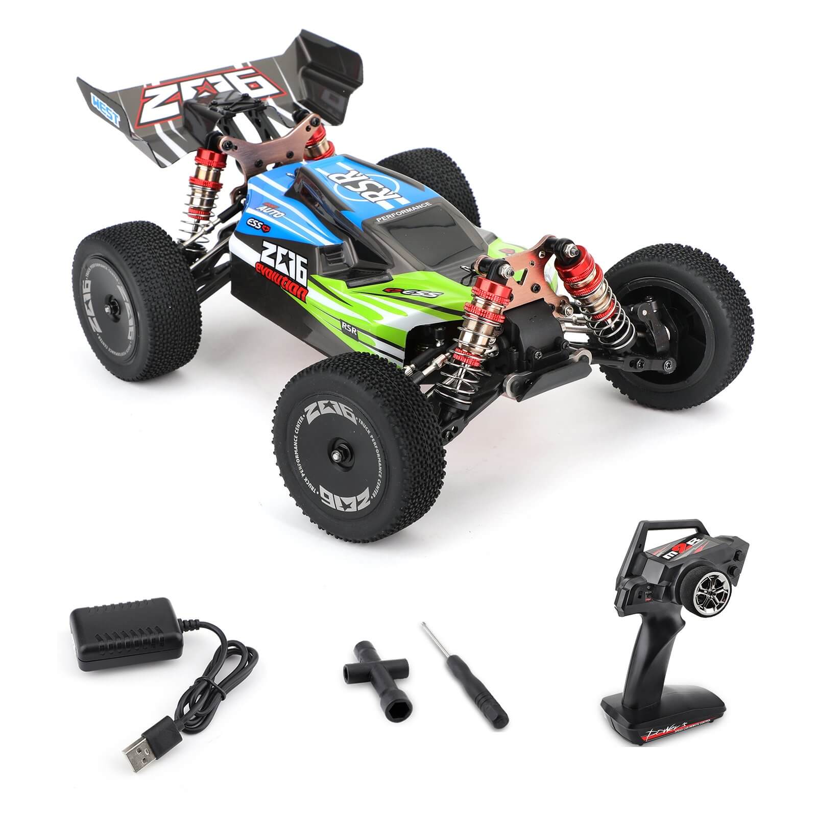 Auto RC RTR 2.4GHz 60 km/h Auto da corsa con deriva ad alta velocità W