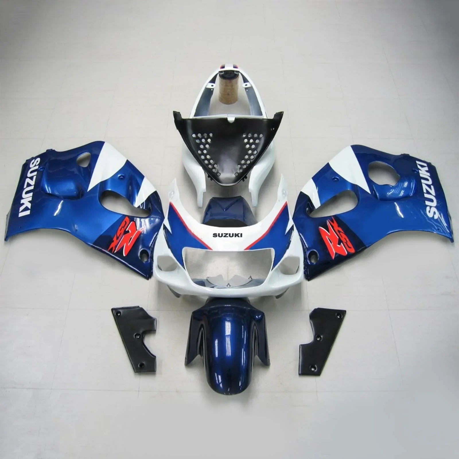 Amotopart Suzuki GSXR 600/750 1996-2000 Kit Carénage Carrosserie Plast