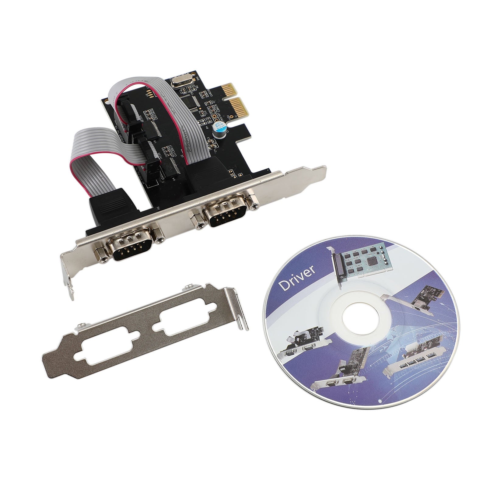 Carte adaptateur de carte d'extension PCI-Express à double puce série