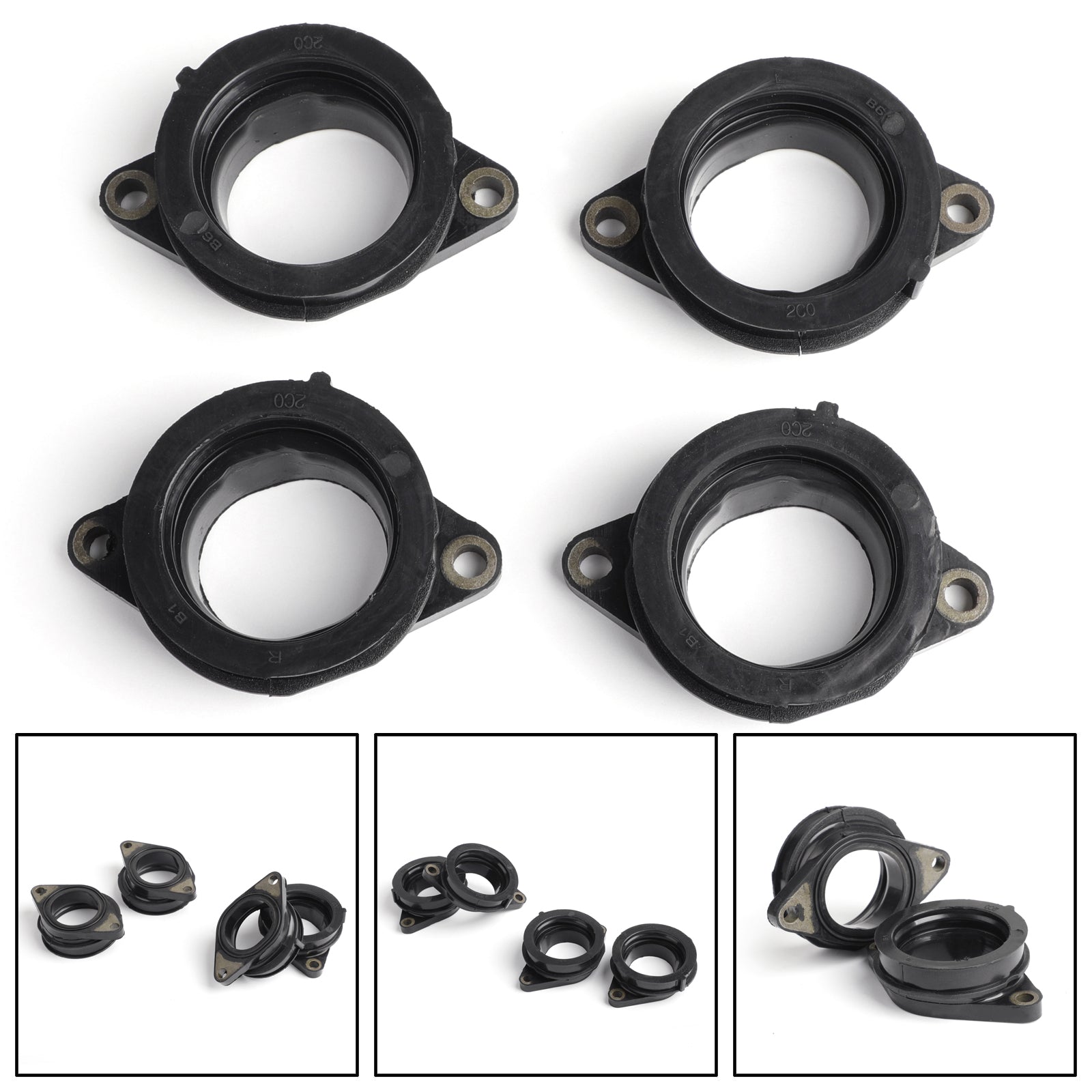 Rubber Throttle Body Intake Manifold Boot For Yamaha YZF R6 YZF600 R6 ...