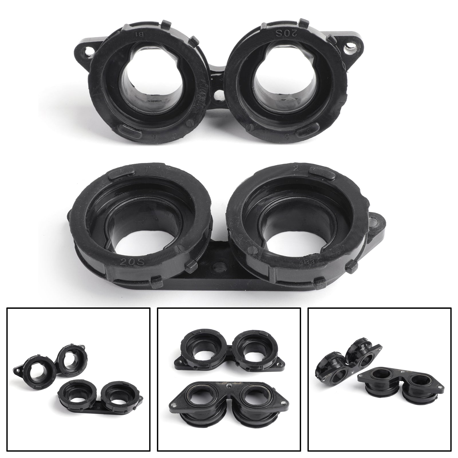 Rubber Throttle Body Intake Manifold Boot For Yamaha FZ6 FZ6R 2009-2017 ...